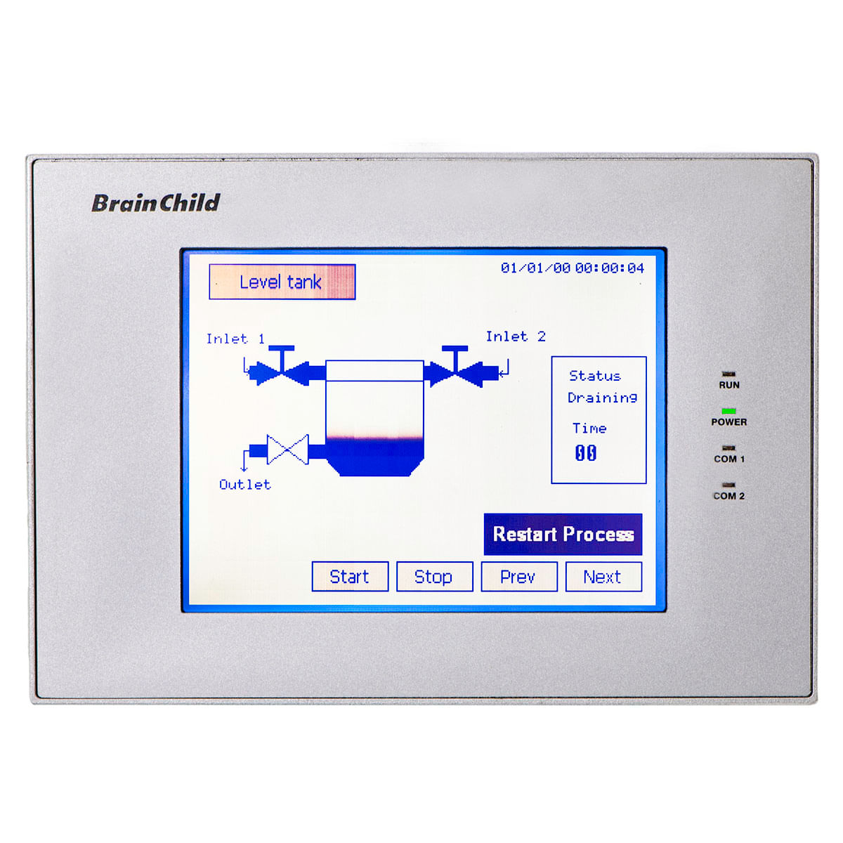 Pantalla de Control HMI